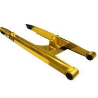 China Red Custom Logo CNC Aluminum Alloy Extended Swing Arm for Yamaha LC150 Y15 Thickened for sale