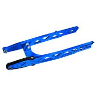 China Make Sample Custom CNC Aluminum Alloy Triangular Hollow Swing Arm for Yamaha Y15 LC135 for sale