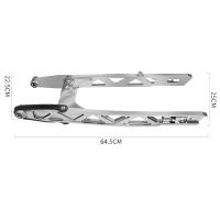 China Make Sample Custom CNC Aluminum Alloy Triangular Hollow Swing Arm for Yamaha Y15 LC135 for sale