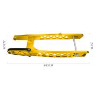 China Replace/Repair Purpose Customized Aluminum Alloy Hollow Triangle Swing Arm for Yamaha Y15 for sale
