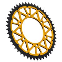 China Customizable Logo 520 38-48T Ladle Aluminum Sprocket for Kawasaki EX400 Z400 EX300 KLE300 for sale