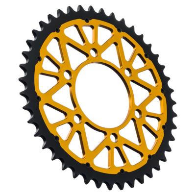 China Motorcycle Sprocket 520 38-46T Ladle Aluminum for Kawasaki EX500 ZX6R Ninja EN650 EX65 for sale