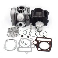 China Black/Natural Color Aluminum Alloy 52.4mm Motorcycle Cylinder C110 for Honda C 110 Custom for sale