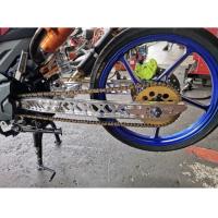China Customized Logo CNC Aluminum Alloy Hollow Split Version Swing Arm for Yamaha Y15ZR for sale