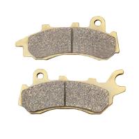 China Customized Golden FA716 Sintered Motorcycle Brake Pads for Honda CB125F Make Sample for sale