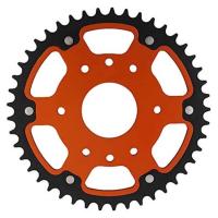 China 520 42T Orange Billet Aluminum Motorcycle Sprocket for KTM Duke 200 Rear Wheel Drive for sale