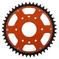 China 520 42T Orange Billet Aluminum Motorcycle Sprocket for KTM Duke 200 Rear Wheel Drive for sale