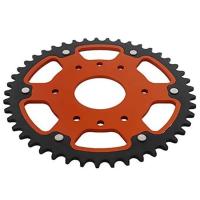 China 520 42T Orange Billet Aluminum Motorcycle Sprocket for KTM Duke 200 Rear Wheel Drive for sale