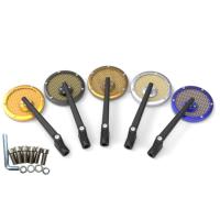 China Small Mirror and Convex Mirror for Motorcycle Aluminum Side Mirror Handle Bar for sale