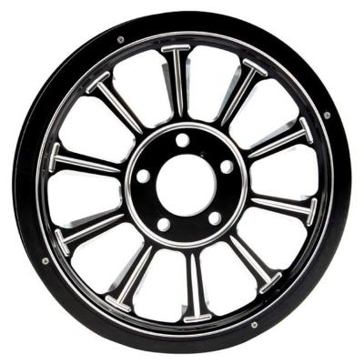 China 24mm Custom Anodized Rear Motorcycle Belt Pulley for Harley Davidson Modification for sale