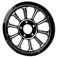 China 24mm Custom Anodized Rear Motorcycle Belt Pulley for Harley Davidson Modification for sale