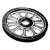 China 24mm Custom Anodized Rear Motorcycle Belt Pulley for Harley Davidson Modification for sale