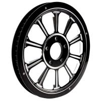 China 24mm Custom Anodized Rear Motorcycle Belt Pulley for Harley Davidson Modification for sale