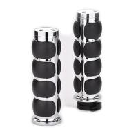 China Replace/Repair Custom Chrome Zinc Alloy Hand Grips for Harley Davidson Motorcycle for sale
