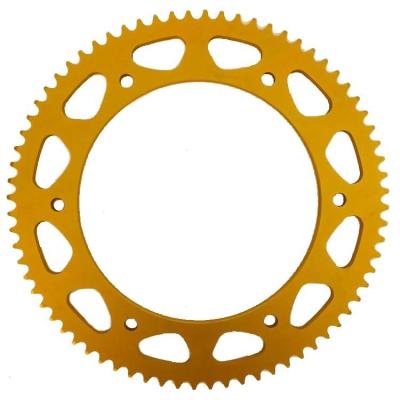 China Custom Color 72T-80T CNC 7075 T6 Aluminum Alloy 219 Sprocket for Kart Racing Parts for sale