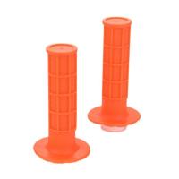 China Orange TPE Customized 22mm Universal Motorcycle Handlebar Grips for Modified Bikes for sale