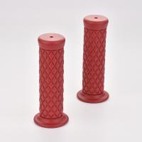 China Replace/Repair Purpose Customized 22mm PVC Rubber Retro Motorcycle Handlebar Grips for sale