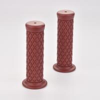 China Replace/Repair Purpose Customized 22mm PVC Rubber Retro Motorcycle Handlebar Grips for sale