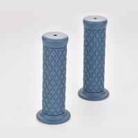 China Replace/Repair Purpose Customized 22mm PVC Rubber Retro Motorcycle Handlebar Grips for sale