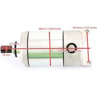 China Natural Color Starter Motor for Yamaha XVS 650 Dragstar Aftermarket Motorcycle Parts for sale