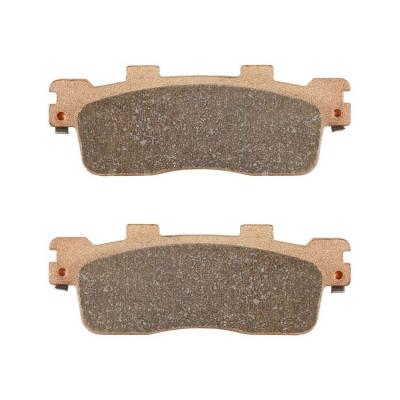 China 90 x 33.5 x 10mm Golden FA498 Motorcycle Brake Pads for Kawasaki J125 J300 Customized for sale
