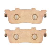 China 90 x 33.5 x 10mm Golden FA498 Motorcycle Brake Pads for Kawasaki J125 J300 Customized for sale