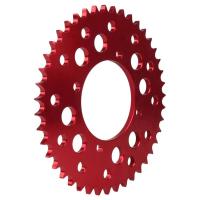 China 420 Chain Model Compatible Customized CNC Aluminum Rear Sprocket for Honda CR CRF110 for sale