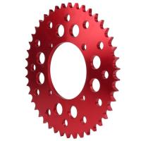 China 420 Chain Model Compatible Customized CNC Aluminum Rear Sprocket for Honda CR CRF110 for sale