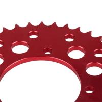 China 420 Chain Model Compatible Customized CNC Aluminum Rear Sprocket for Honda CR CRF110 for sale