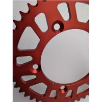 China 7075-T6 Aluminium Custom CNC 420 46T 48T 50T Rear Sprocket for KTM 65 60 SX Material for sale