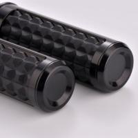 China Customized 25mm Aluminum Alloy Motorcycle Grips for Harley Modification in Black Color for sale