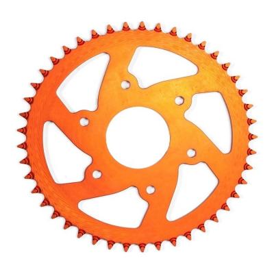 China T6061/7075 Aluminium 520 42T 44T 45T Motorcycle Rear Sprocket for KTM RC 125 200 390 for sale