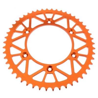 China 520 38T-52T CNC Aluminum Motorcycle Rear Sprocket for KTM EXC EXC-F SX SXF SMC XC XC-F for sale