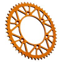 China 520 38T-52T CNC Aluminum Motorcycle Rear Sprocket for KTM EXC EXC-F SX SXF SMC XC XC-F for sale