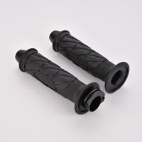 China Custom Modified Universal PVC 21.5mm Motorcycle Handle Grip with Throttle For Motorcycle for sale