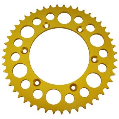China Custom 520 48T/51T Gold Aluminum Rear Sprocket for BMW G450X Upgrade Your Bike Today for sale