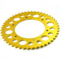 China Custom 520 48T/51T Gold Aluminum Rear Sprocket for BMW G450X Upgrade Your Bike Today for sale