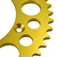 China Aluminium Alloy 7075-T6 520 47T Gold Rear Sprocket for BMW 650 Xchallenge Xcountry K15 for sale