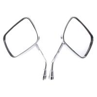 China Modified Universal Square Motorcycle Mirrors Perfect for Replacing/Repairing for sale