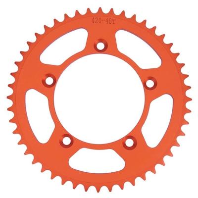 China Custom CNC Aluminium Alloy Motorcycle 420 48T Rear Sprocket for KTM 60SX 60 SX 65SX 65 SX for sale