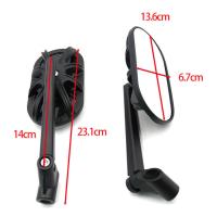 China Carbon Fiber Motorcycle Folding Mirror Rearview Mirrors Improved Visibility for sale