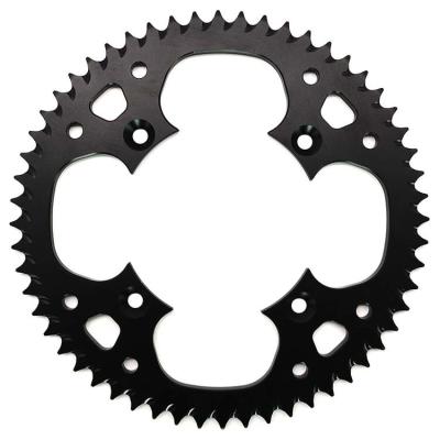 China Natural Color 420 49T-56T CNC Aluminium Alloy Rear Sprocket for Honda CR80 CR85 CRF150 for sale