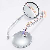 China Convex Plating Electric Scooter Metal Motorcycle Mirrors Convex Mirror Technology for sale