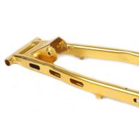 China Customized CNC Aluminum Rear Swing Arm for Yamaha Y125Z Motorcycle in Golden Finish for sale