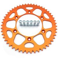 China Custom 7075 Aluminum Motocross Rear Sprocket for KTM SXF XCW FC FE TE TC 38T-53T Made for sale