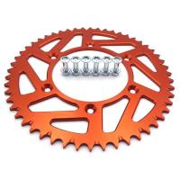 China Custom 7075 Aluminum Motocross Rear Sprocket for KTM SXF XCW FC FE TE TC 38T-53T Made for sale