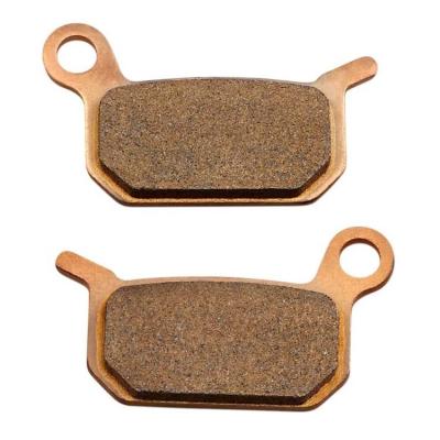 China Golden Customizable Logo Sintered FA325 Motorcycle Brake Pads for KTM 50SX 65SX Golden for sale
