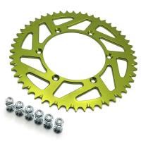 China Custom 520 39T-53T Rear Sprocket for Kawasaki KX125 KX500 KDX200 KX450F KLX300 RMZ250 for sale