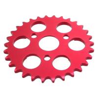 China Custom Red CNC Aluminum Rear Sprocket 420 for Honda Z50A Z50 Z50R Z50J Monkey Bike for sale
