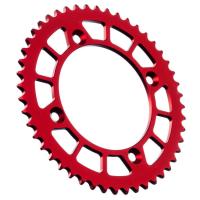 China Custom Aluminium 420 50T 56T 150cc Motorcycle Chain Sprocket for Honda CRF150R CRF150RB for sale